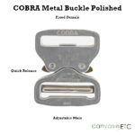 Austrialpin GT Plastic Cobra Buckle | Polymer | Black And Coyote Brown