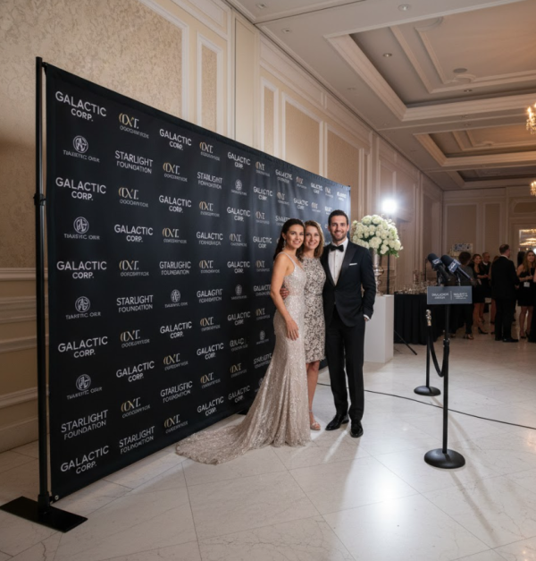 Step And Repeat Banner: Materials, Size, And Design | Canvas ETC