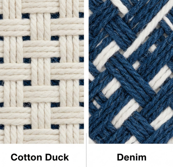 Cotton Duck Vs. Denim Fabric: The Workwear Fabric Comparison | Canvas ETC